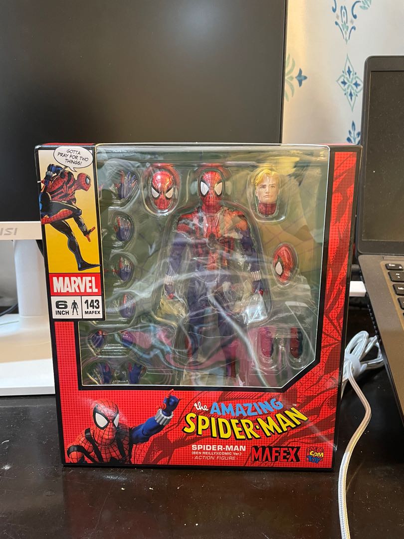 Mafex 143 Ben Reilly Spider-Man, Hobbies & Toys, Toys & Games on Carousell