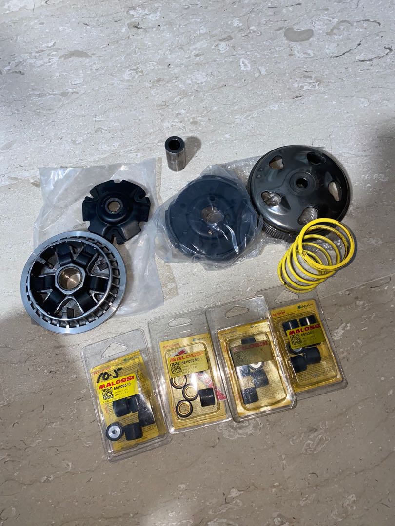 Aerox 155 Malossi cvt + clutch set, Motorcycles, Motorcycle Accessories ...