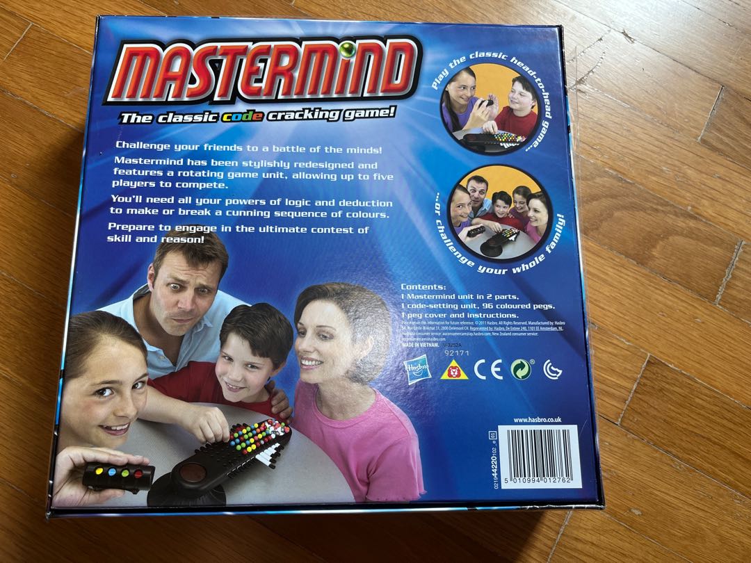 Mastermind game box, Hobbies & Toys, Toys & Games on Carousell