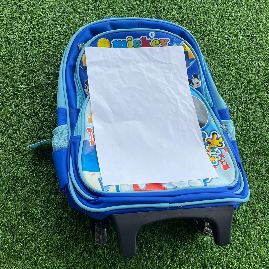 Mickey Mouse Luggage pull along backpack, Babies & Kids, Going Out ...