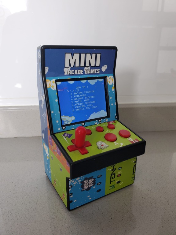 Mini Arcade Game Machine 懷舊mini遊戲機, 興趣及遊戲, 玩具 & 遊戲類 - Carousell