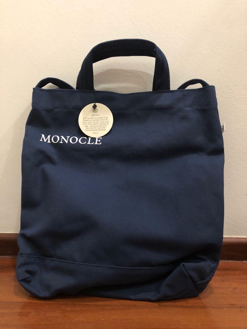 Monocle tote (navy blue 2022), Men's Fashion, Bags, Sling Bags on Carousell