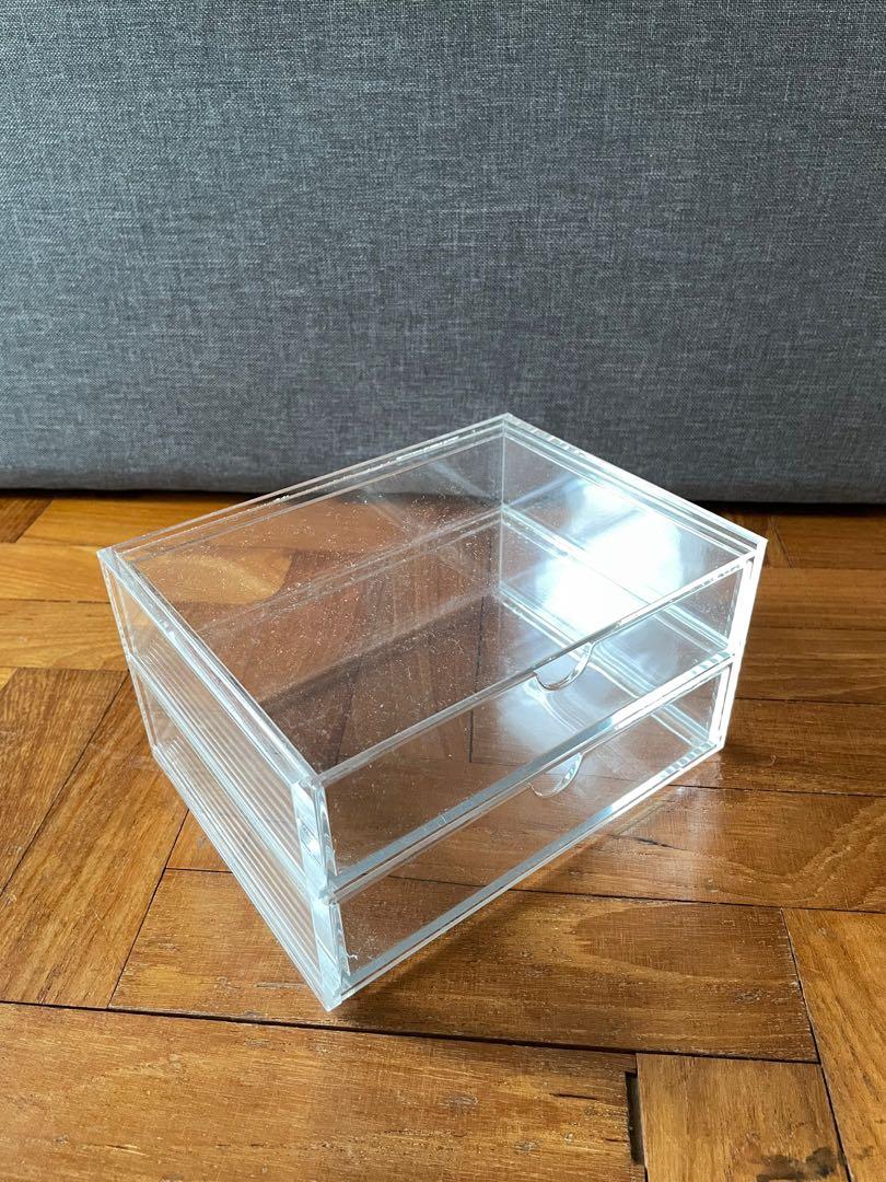 Muji Acrylic Case with 2 Drawers, Furniture & Home Living, Home ...