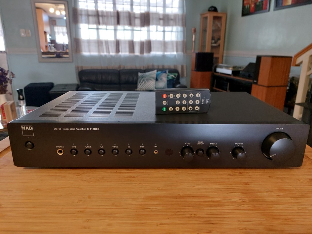 NAD C316 bbe integrated amplifier, Audio, Soundbars, Speakers ...