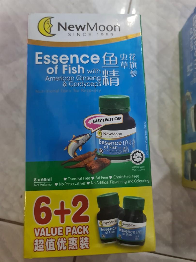 New Moon Essence of Fish with American Ginseng and Cordyceps, Health ...