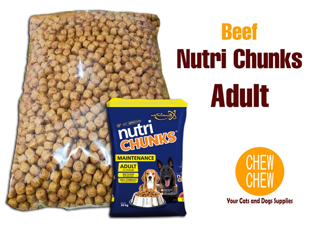 Nutri Chunks Dry Dog Food for Adult - Beef, Pet Supplies, Pet Food on ...