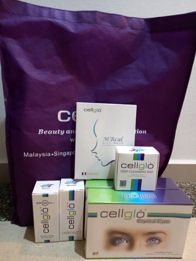 Original Cellglo items with box, Beauty & Personal Care, Face, Face ...