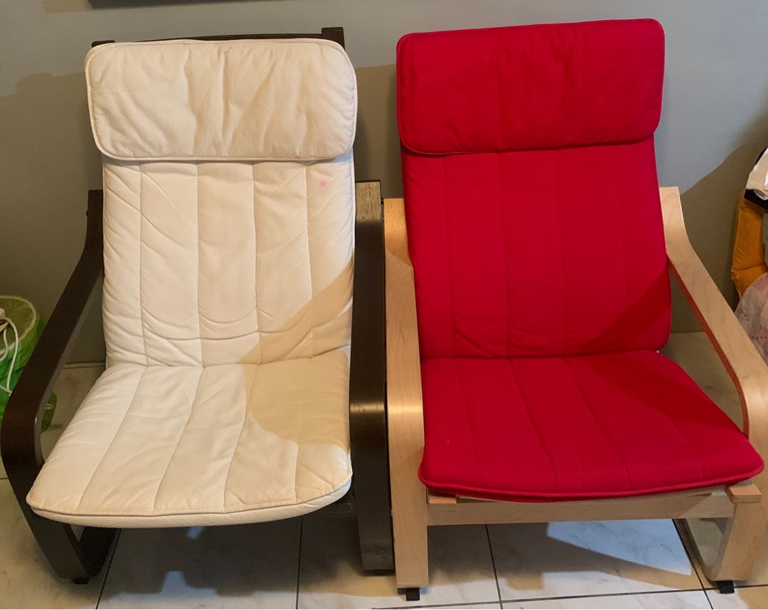 Original Ikea Poang Relaxing Chair, Furniture & Home Living, Furniture ...