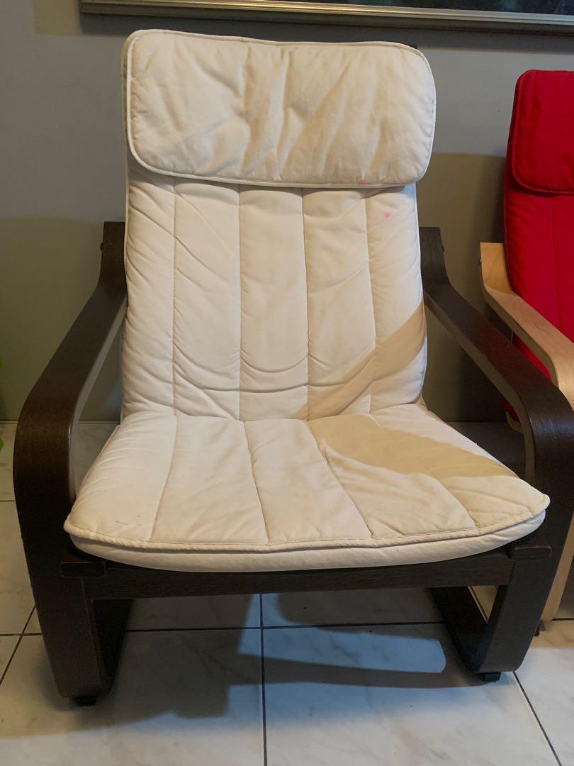 Original Ikea Poang Relaxing Chair, Furniture & Home Living, Furniture ...