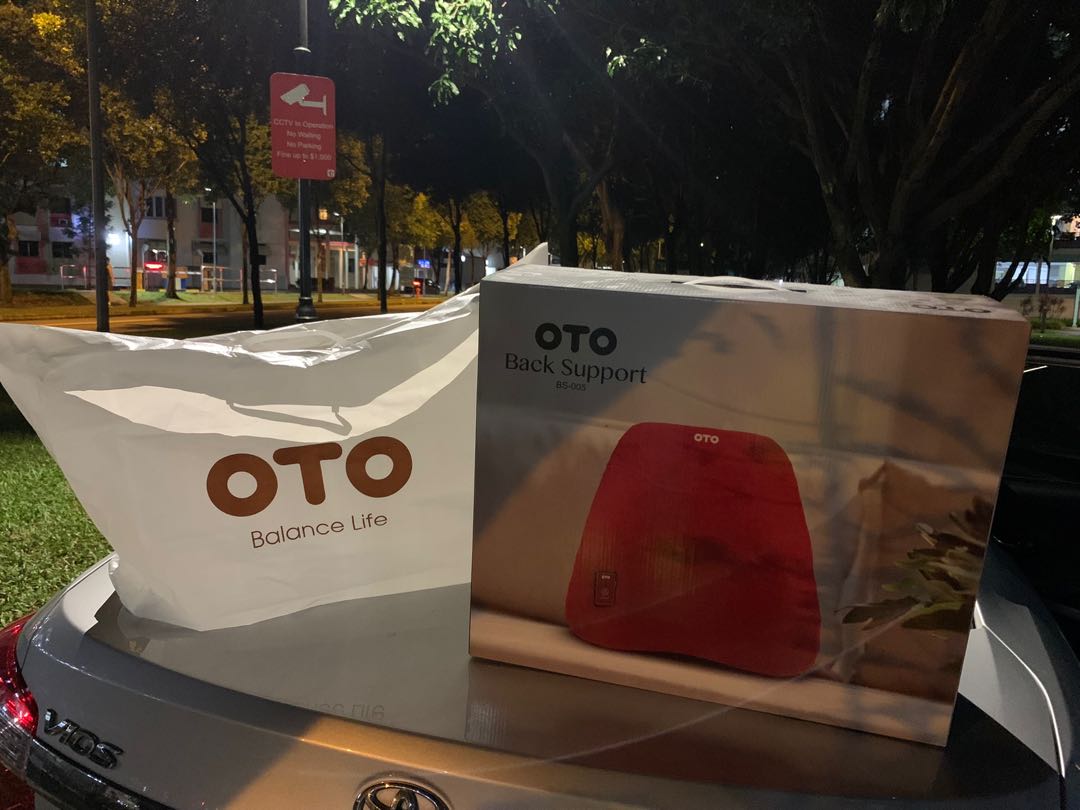 OTO Back Support BS-005, Health & Nutrition, Massage Devices on Carousell