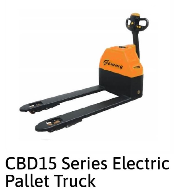 Pedestrian Electric Pallet Truck CBD15 Gemmy Brand 1500 kg Lithium ...