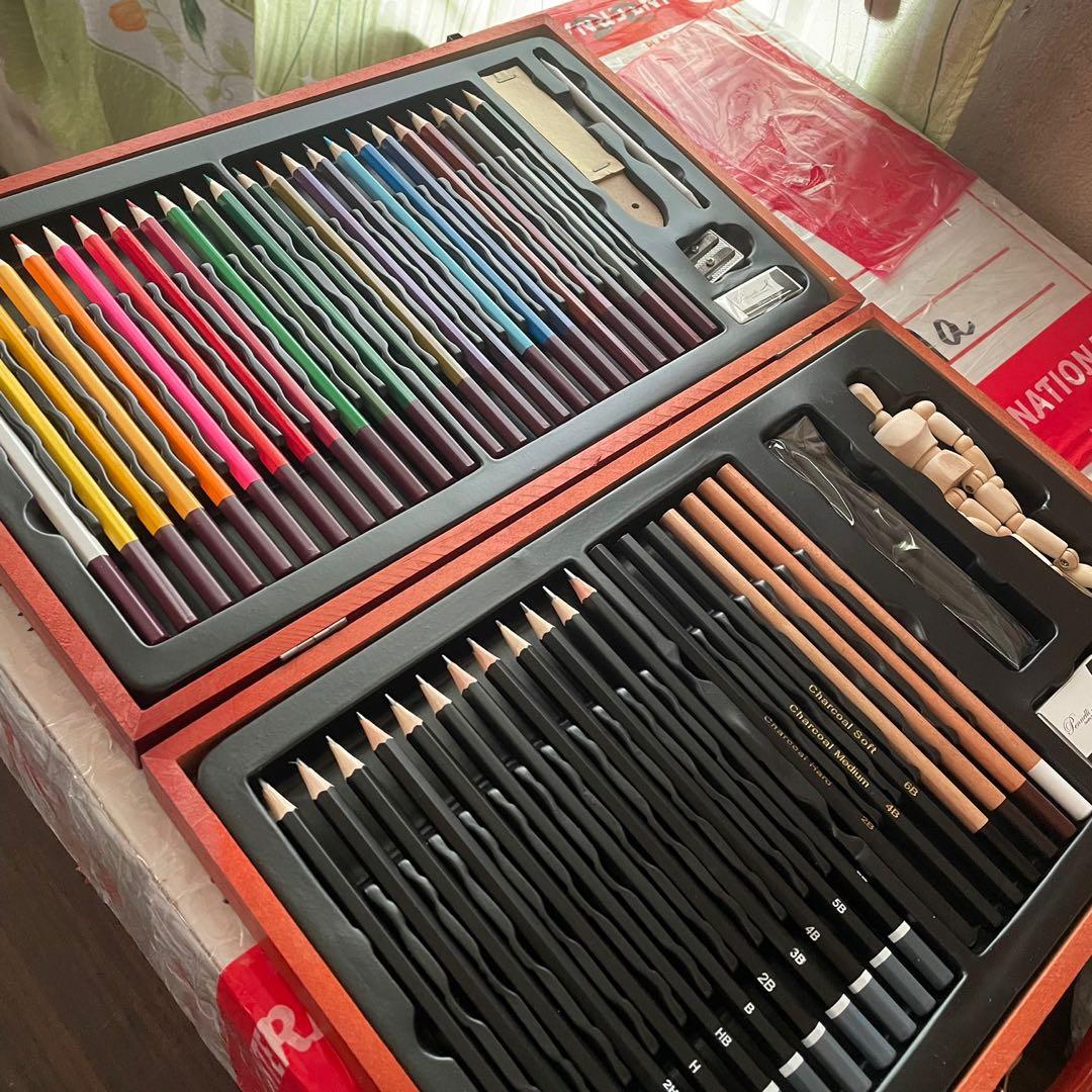 Pennelli Sketch Art Set (54-piece), Hobbies & Toys, Stationary & Craft ...