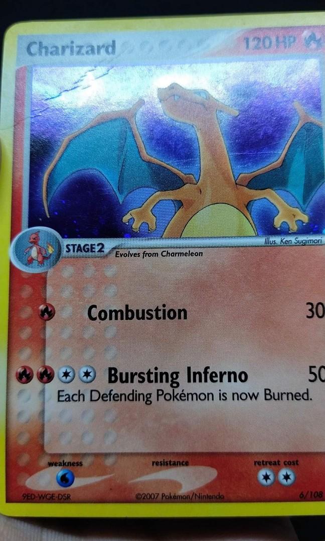 Pokemon Card - CHARIZARD #6 - HOLO (EX POWER KEEPERS) YEAR 2007 ...