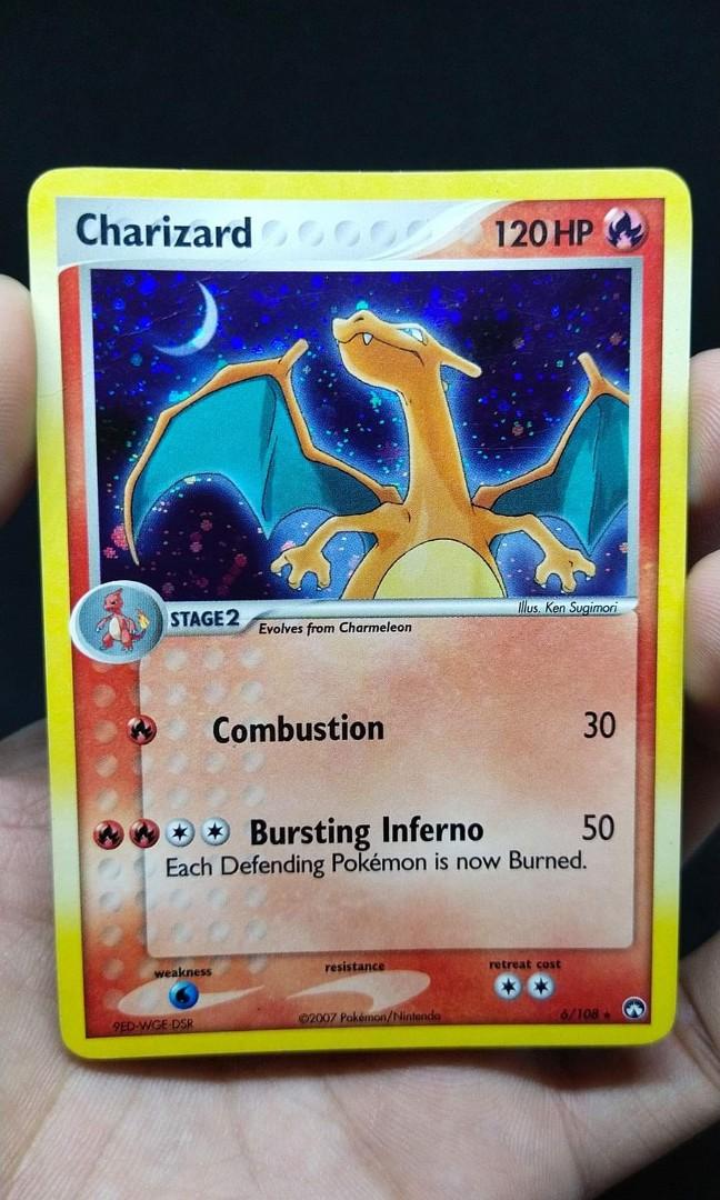 Pokemon Card - CHARIZARD #6 - HOLO (EX POWER KEEPERS) YEAR 2007 ...