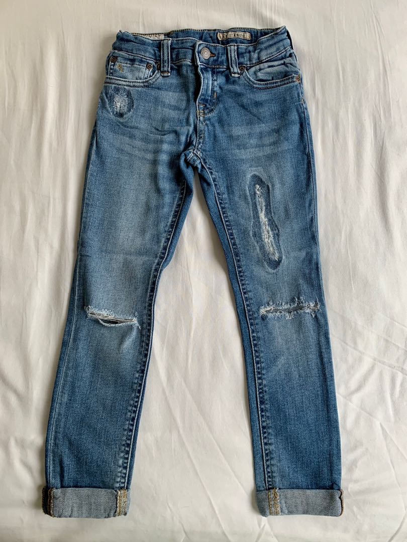 Polo Ralph Lauren Jemma Super Skinny Jeans, Babies & Kids, Babies ...