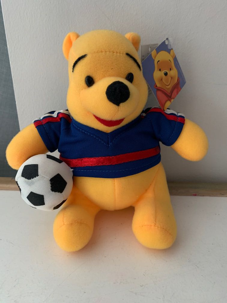 Pooh Bear in football/soccer jersey number 7, Hobbies & Toys, Toys ...