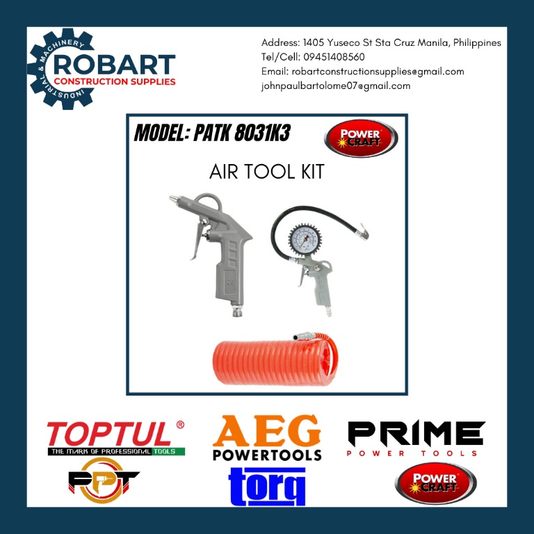 Powercraft Air Tool Kit, Commercial & Industrial, Industrial Equipment ...