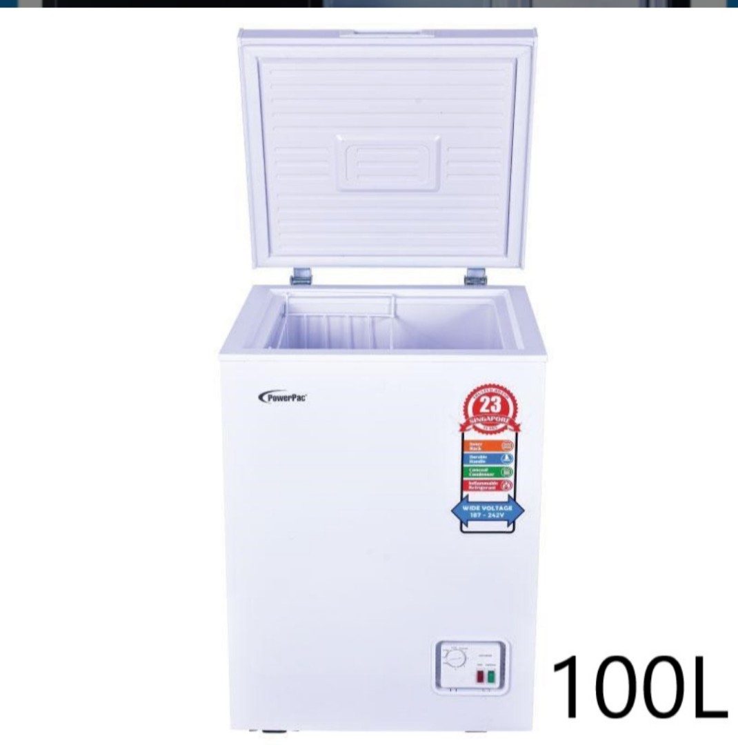 PowerPac 100LT Chest Freezer, TV & Home Appliances, Kitchen Appliances ...