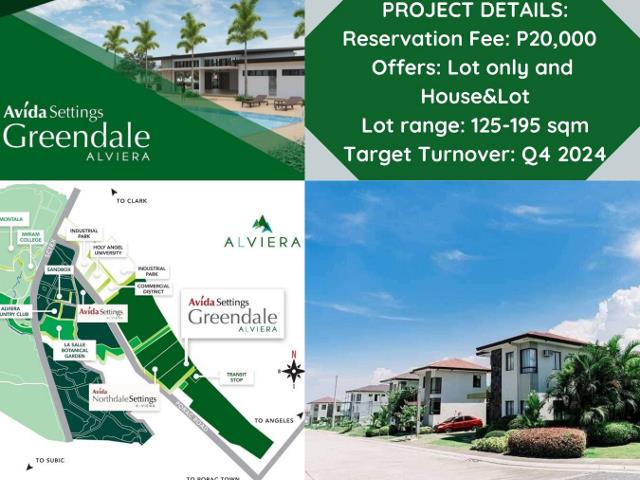 Pre Selling lot in Avida Settings Greendale Alviera Porac Pampanga nea ...