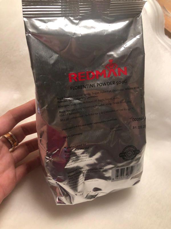 Redman Florentine Powder 500g, Food & Drinks, Homemade Bakes on Carousell