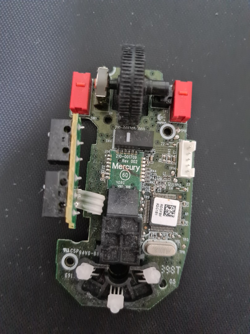Replacement circuit board PCB & mouse wheel for logitech G102 on Carousell