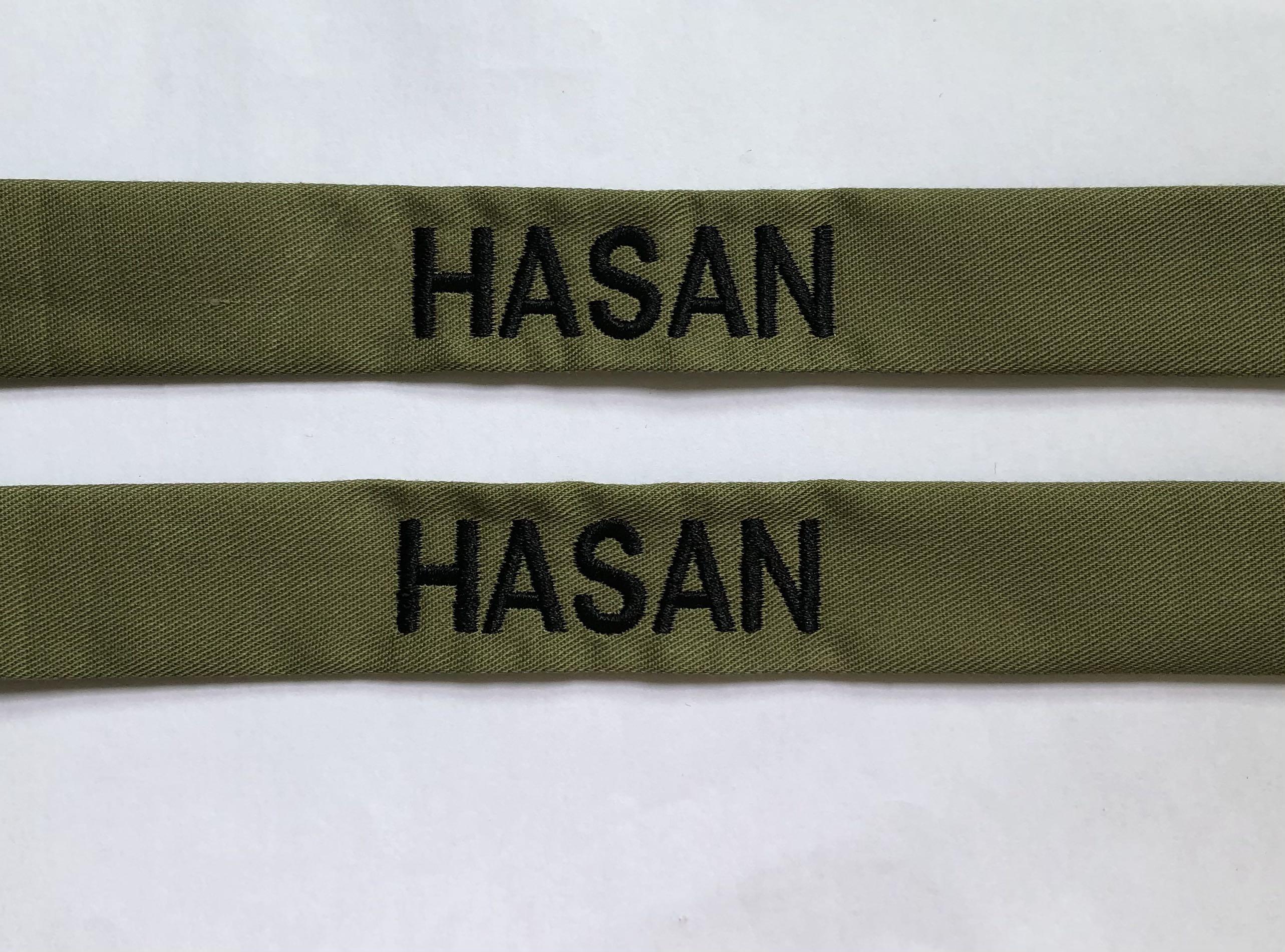 SAF Army Number 4 Name Tag, Hobbies & Toys, Stationery & Craft ...