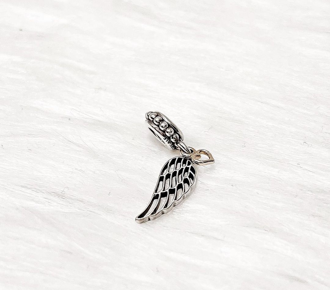 ‼️SALE‼️AUTHENTIC PANDORA ANGEL WING DANGLE CHARM, Women's Fashion ...