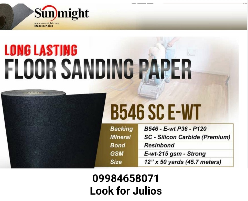"SUNMIGHT"Floor Sanding Paper, Commercial & Industrial, Construction ...