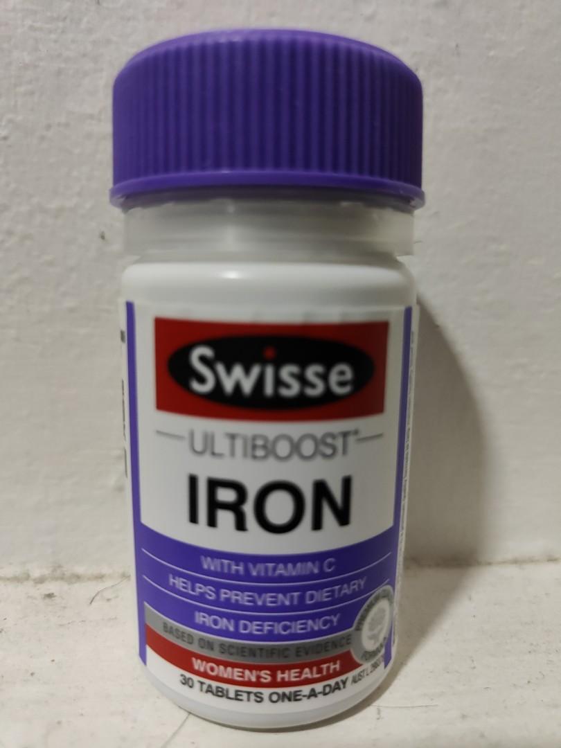 Swisse Ultiboost Iron Tablets (30s), Health & Nutrition, Health ...