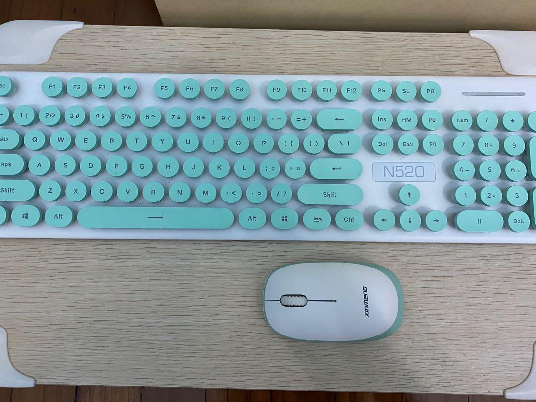 Turquoise Keyboard + Mouse, Computers & Tech, Parts & Accessories ...