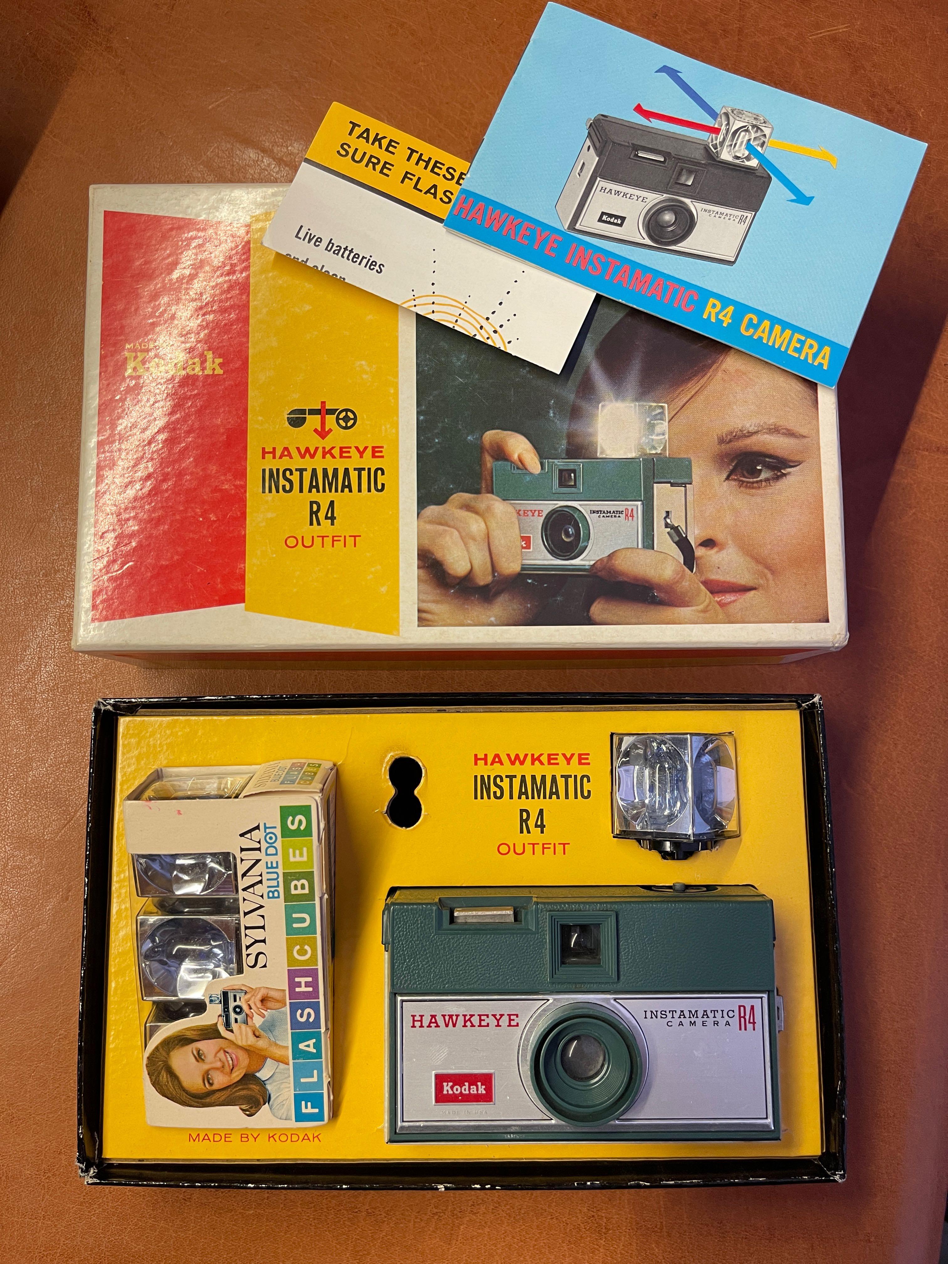 VINTAGE KODAK HAWKEYE INSTAMATIC R4 CAMERA, Photography, Cameras on ...