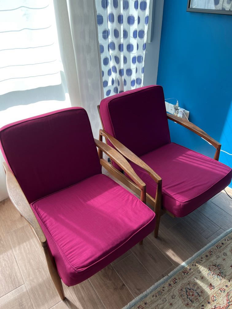 Vintage pak awang armchairs, Furniture & Home Living, Furniture, Chairs ...