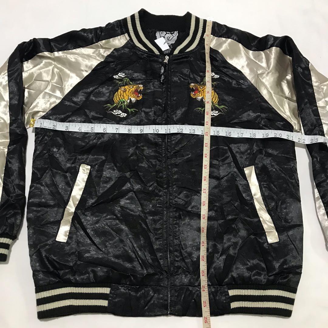 Vintage Sukajan Tiger Jacket Embroidery Size, Men's Fashion, Tops ...