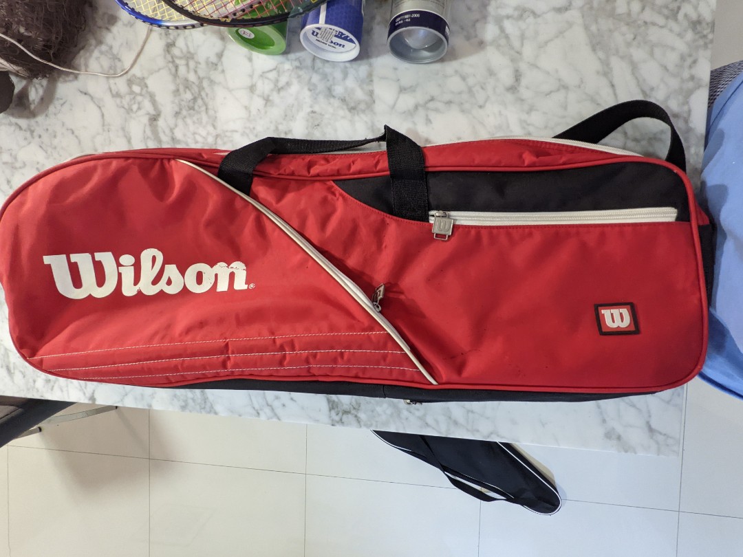 Wilson badminton bag, Sports Equipment, Sports & Games, Racket & Ball ...