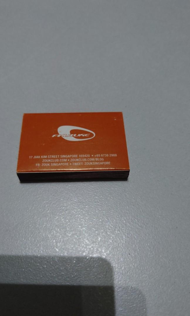 Zouk (Phuture) matchbox - complete with matchsticks, Hobbies & Toys ...