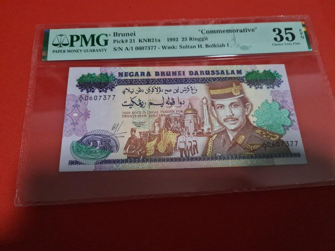 $25 brunei Commemorative notes, Hobbies & Toys, Memorabilia ...