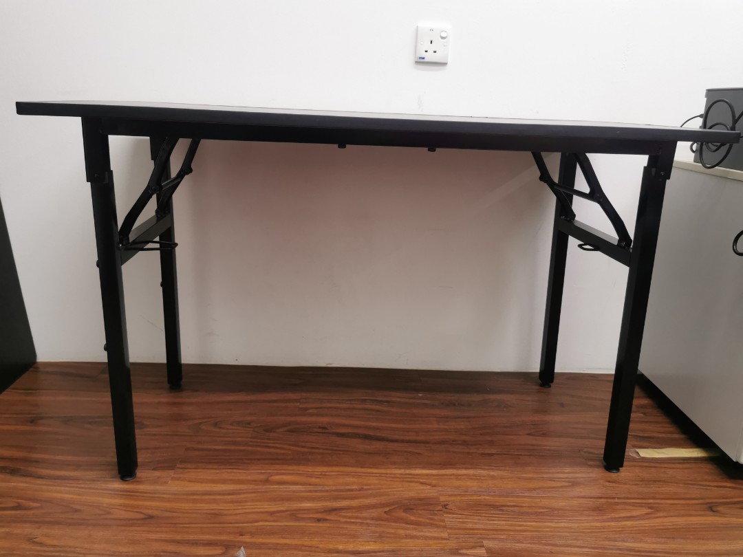 4x2 banquet table (walnut colour, 20mm thick), Furniture & Home Living ...