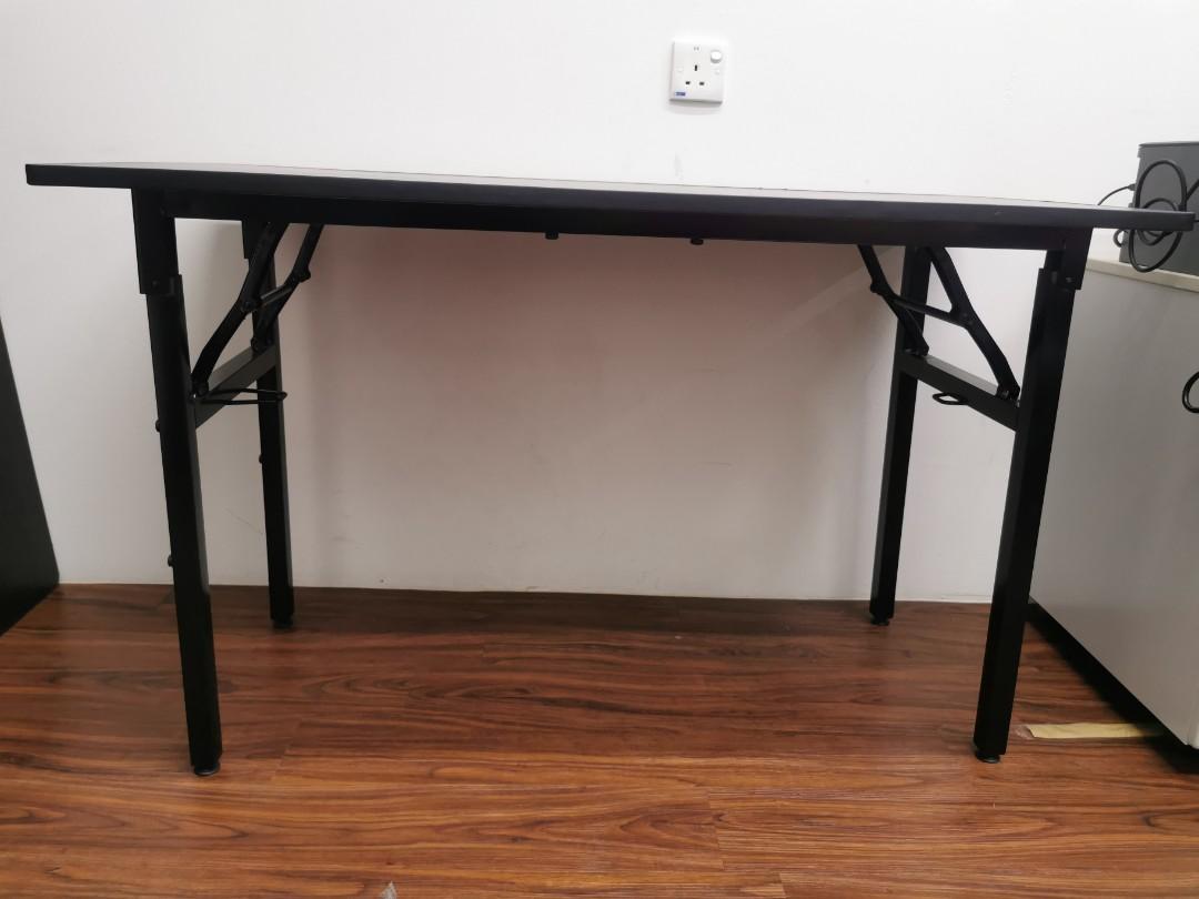 4x2 banquet table (walnut colour, 20mm thick), Furniture & Home Living ...