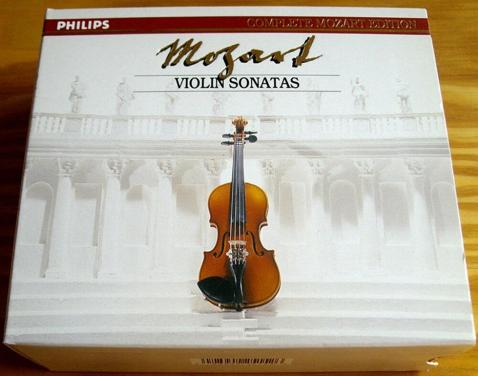 7CD BOX SET: MOZART's "COMPLETE VIOLIN SONATAS" performed by ARTHUR GRUMIAUX & WALTER KLEIN ...