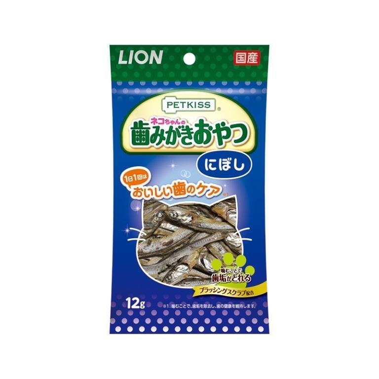 (現貨/預購) 獅王 Lion Petkiss 貓貓潔齒 魚乾/雞柳乾/蟹柳絲 零食 12g (日本製), 寵物用品, 寵物食品 - Carousell
