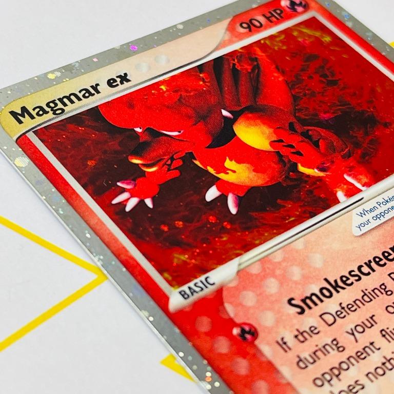 🍁 Magmar ex 100/109 Vintage Pokemon Card TCG (Pokémon Trading Card PTCG ...