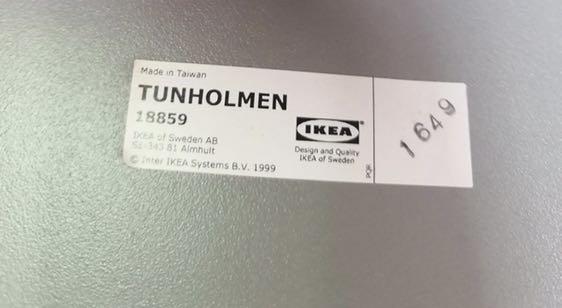 Almost new Ikea Tunholmen foldable table, Furniture & Home Living ...