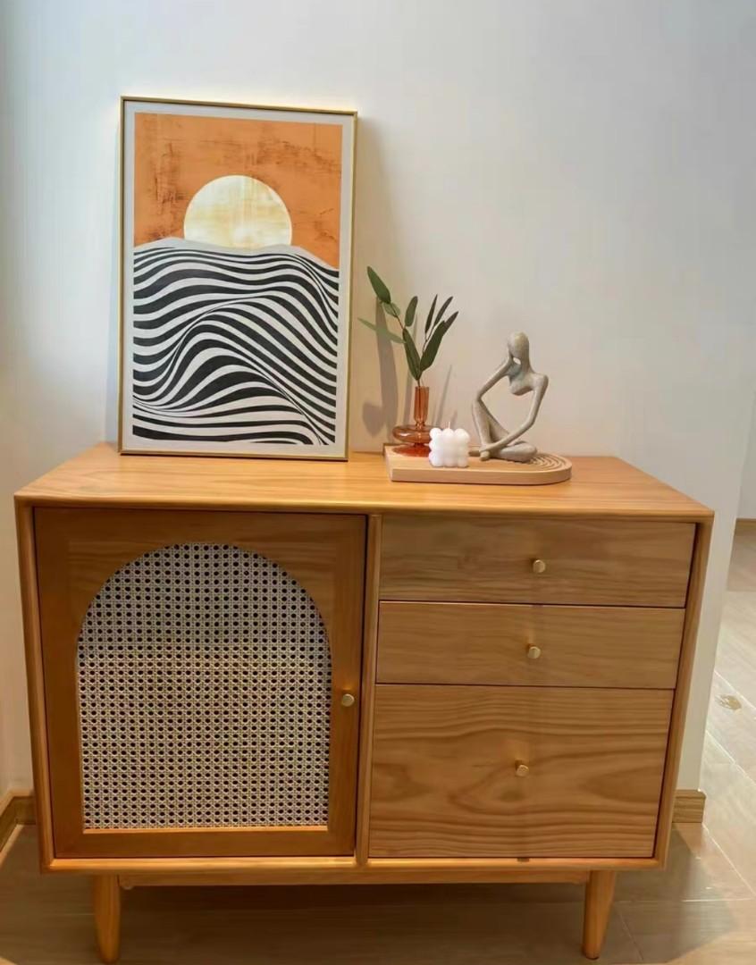 Arch Rattan Sideboard (Drawers), Furniture & Home Living, Furniture ...