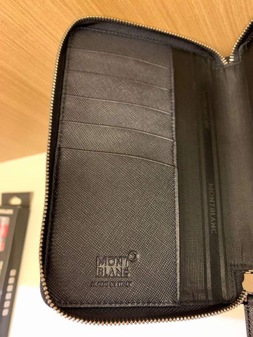AUTHENTIC New Montblanc Meisterstuck Selection Agenda Small Zip Black ...