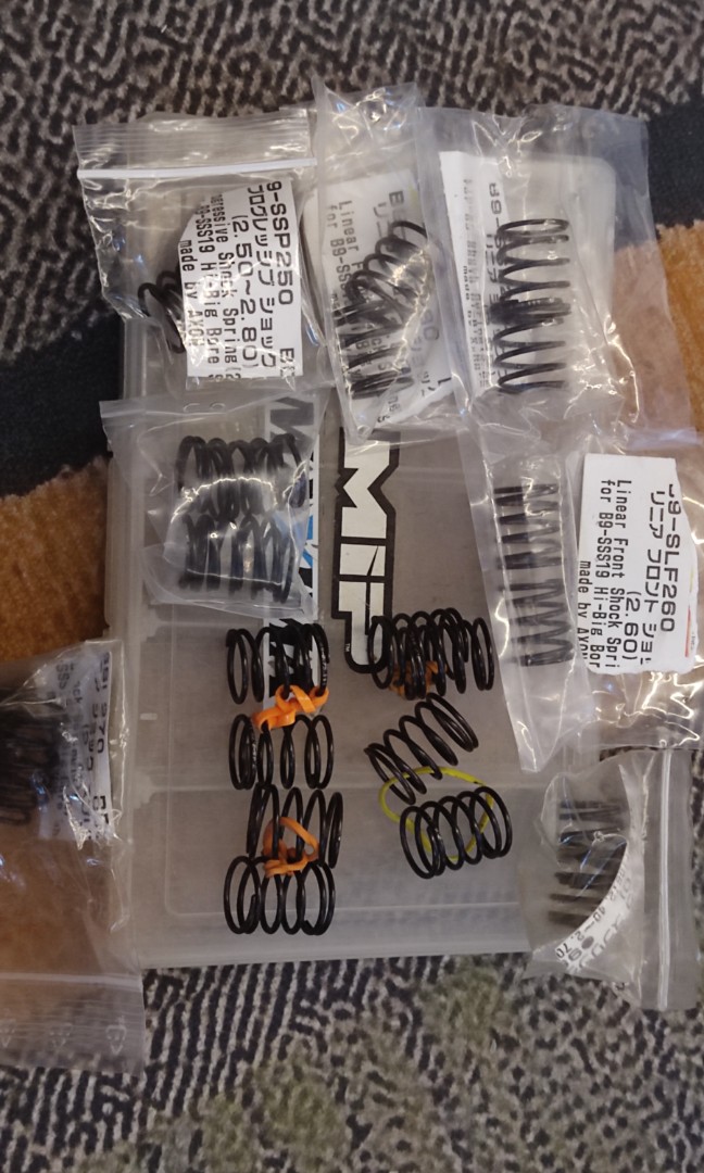 AXON high big bore progressive / linear spring for 1/10 RC onroad ...