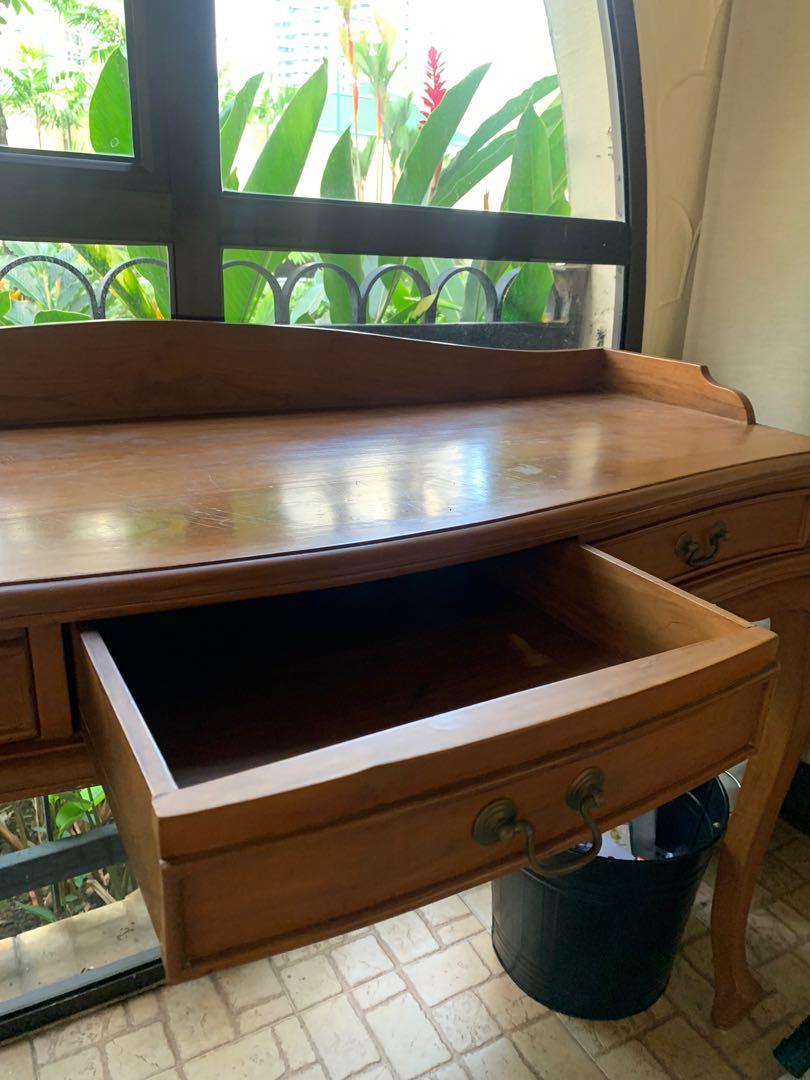 Beautiful Antique Study Table, Furniture & Home Living, Furniture ...