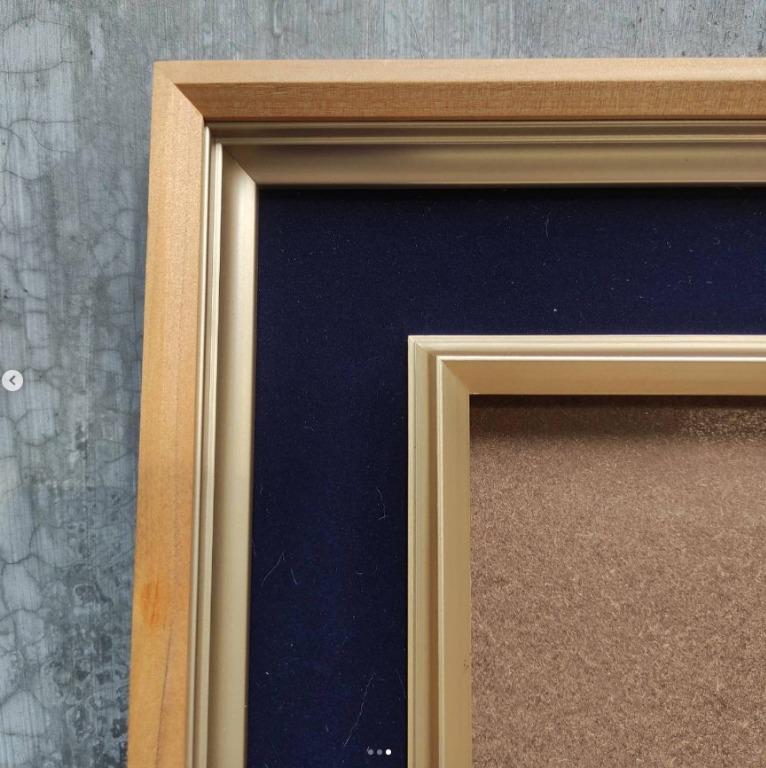 Big Vintage Big Blue Frame (No Glass), Furniture & Home Living, Home ...