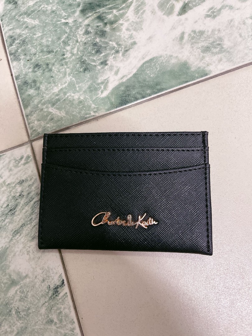 Black Card Holder, Men's Fashion, Watches & Accessories, Wallets & Card ...