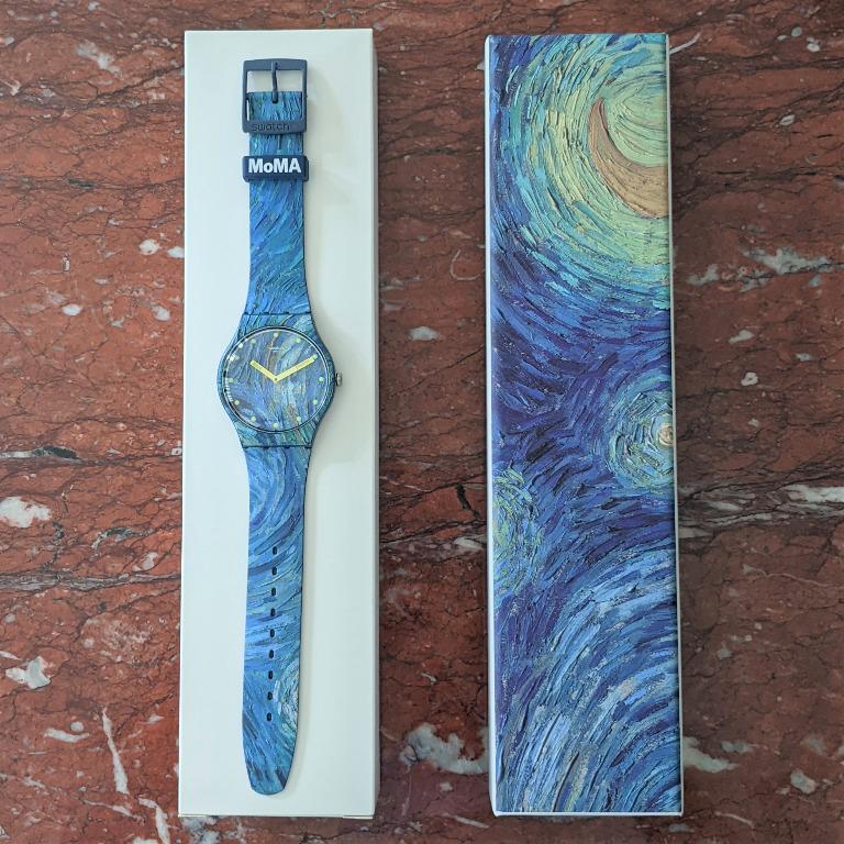 [BNIB] SWATCH x MoMA Collection (2021) Starry Night by Vincent Van Gogh ...