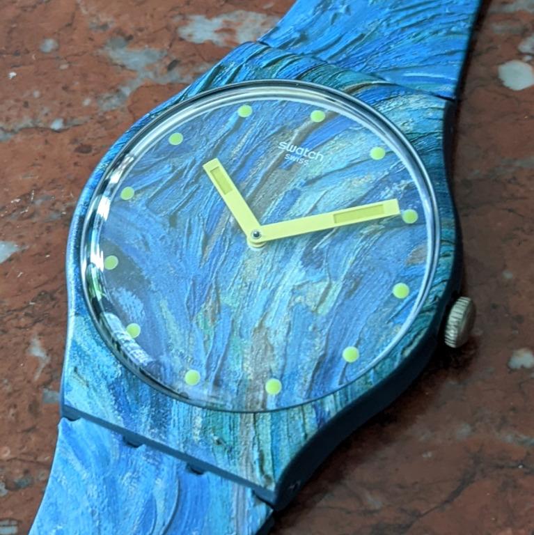 [BNIB] SWATCH x MoMA Collection (2021) Starry Night by Vincent Van Gogh ...